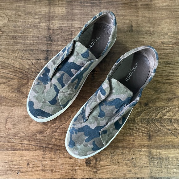 J Slides | Shoes | Jslides Grey Camo Platform Sneakers | Poshmark